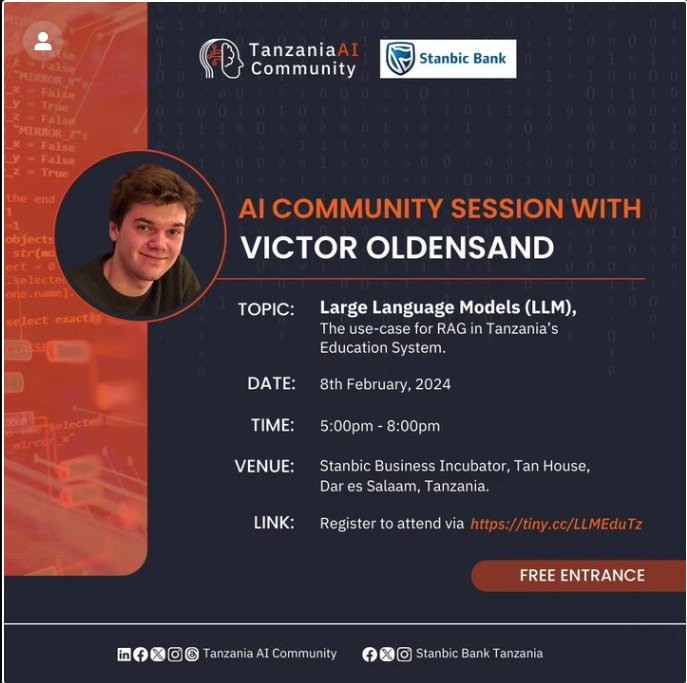 Large Language Models (The use-case for RAG in Tanzania’s education system)